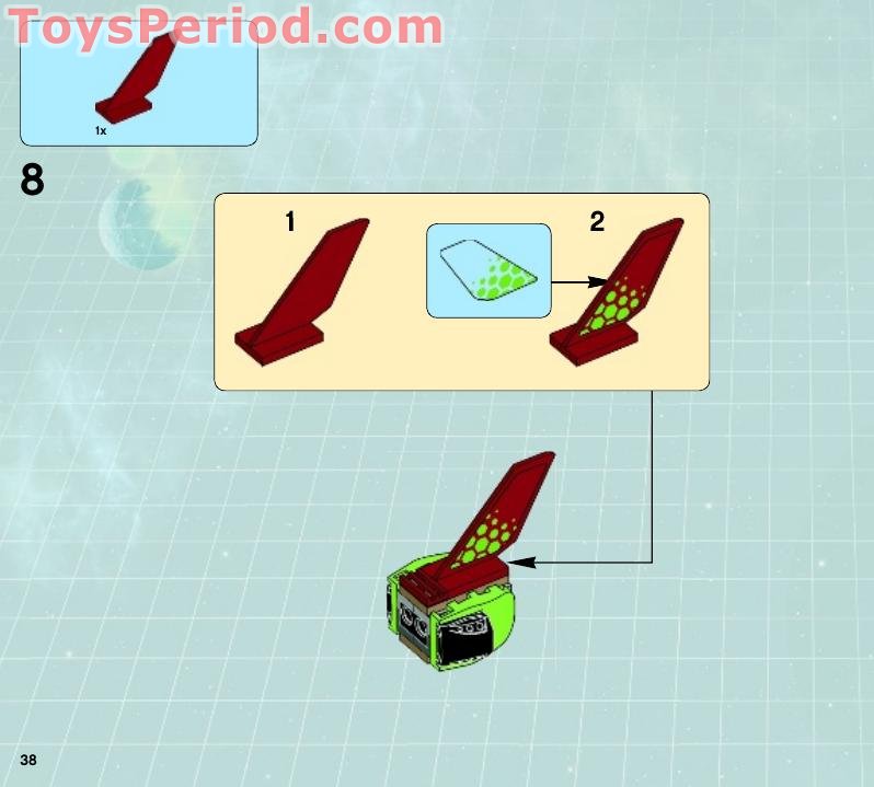 LEGO 70702 Warp Stinger Instructions and Parts List