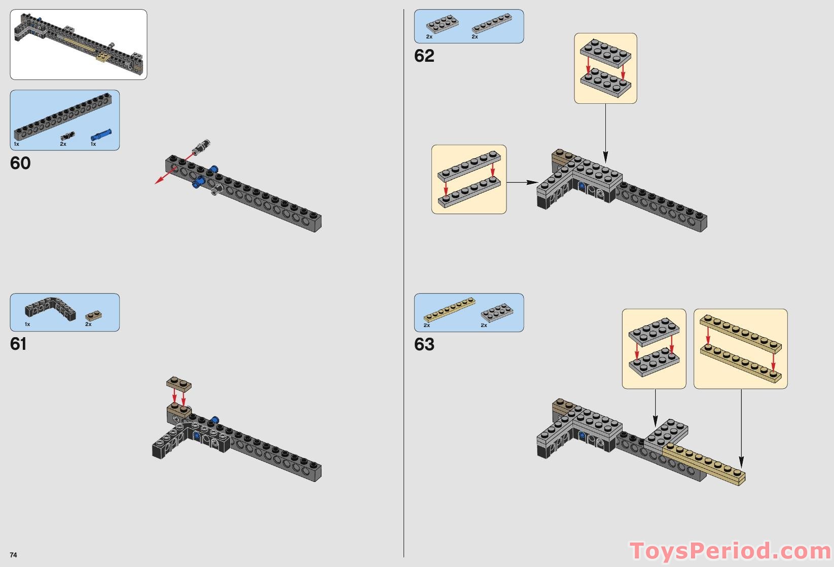 LEGO 75192 Millennium Falcon Instructions and Parts List