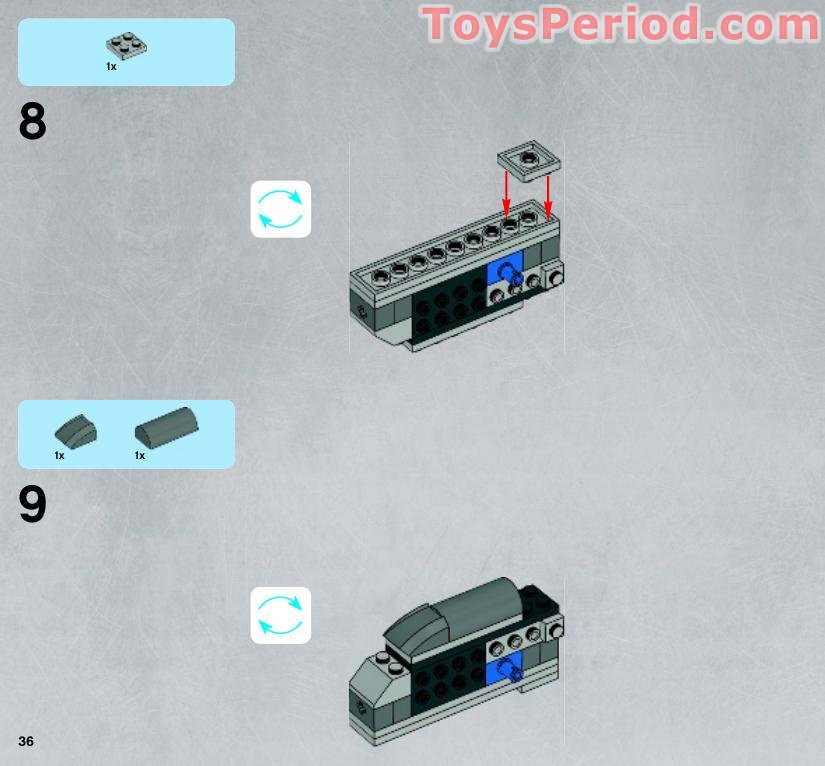 LEGO 7869 Battle for Geonosis Instructions and Parts List