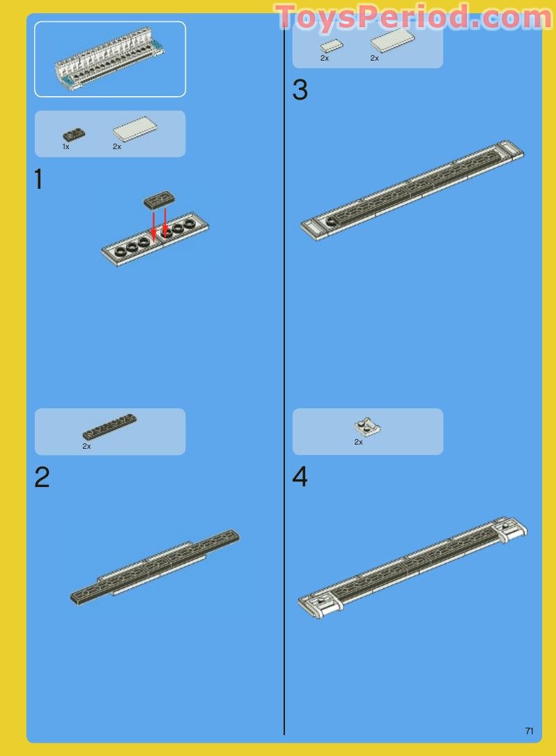 LEGO 10231 Shuttle Expedition Instructions and Parts List
