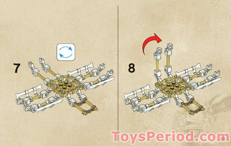 LEGO 4182 The Cannibal Escape Instructions and Parts List