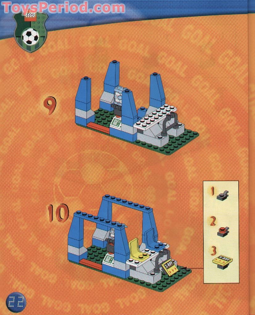 LEGO 3408 Super Sports Coverage Instructions and Parts List