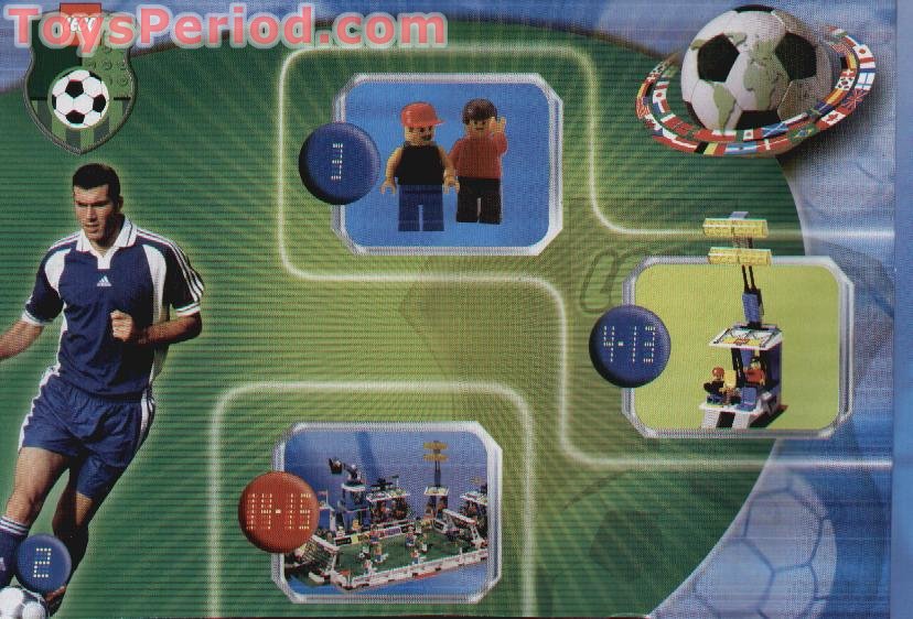 LEGO 3402 Small Grandstand with Lights Instructions and Parts List