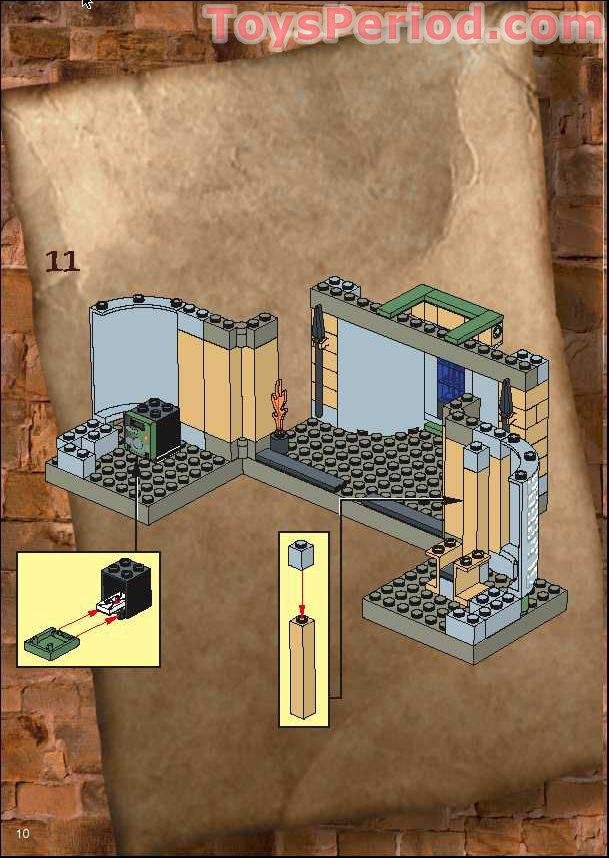LEGO 4729 Dumbledore's Office Instructions and Parts List