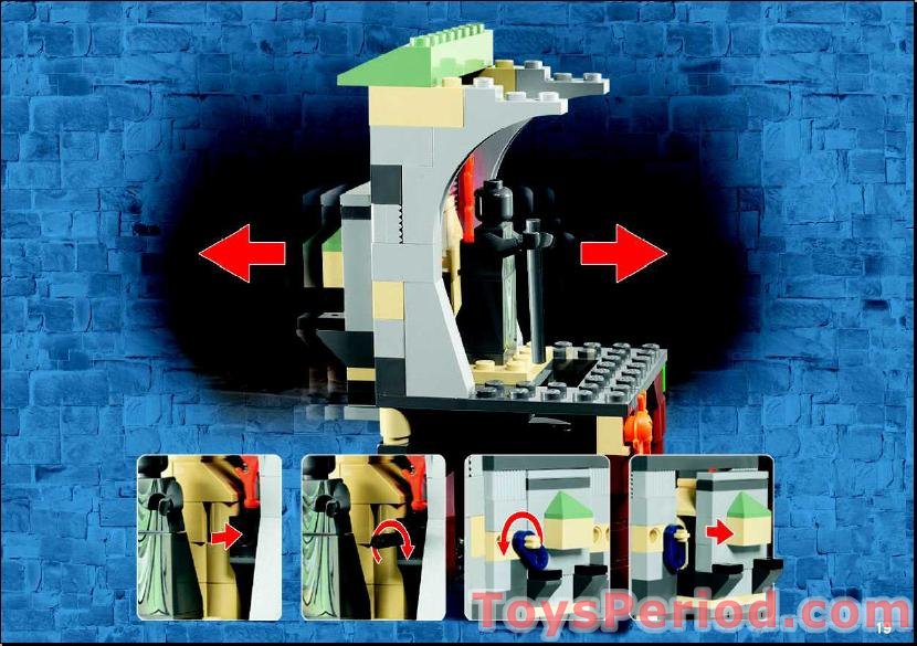 LEGO 4751 Harry and the Marauder's Map Instructions and Parts List