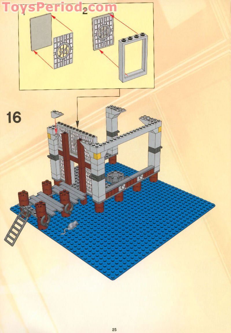 LEGO 4856 Doc Ock's Hideout Instructions and Parts List