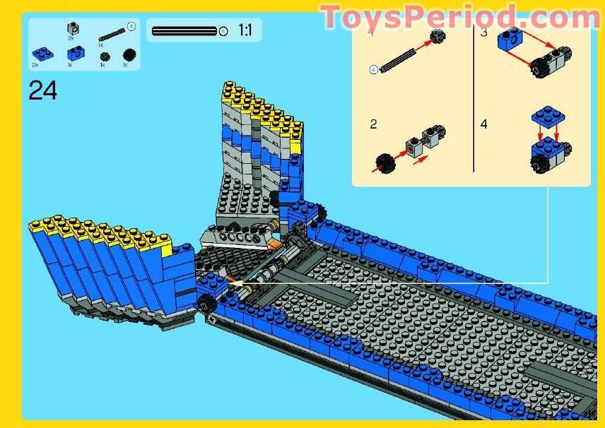LEGO 4997 Transport Ferry Instructions and Parts List