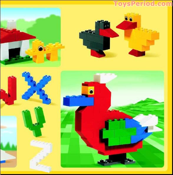 LEGO 4028 World of Bricks Blue Bucket Instructions and Parts List