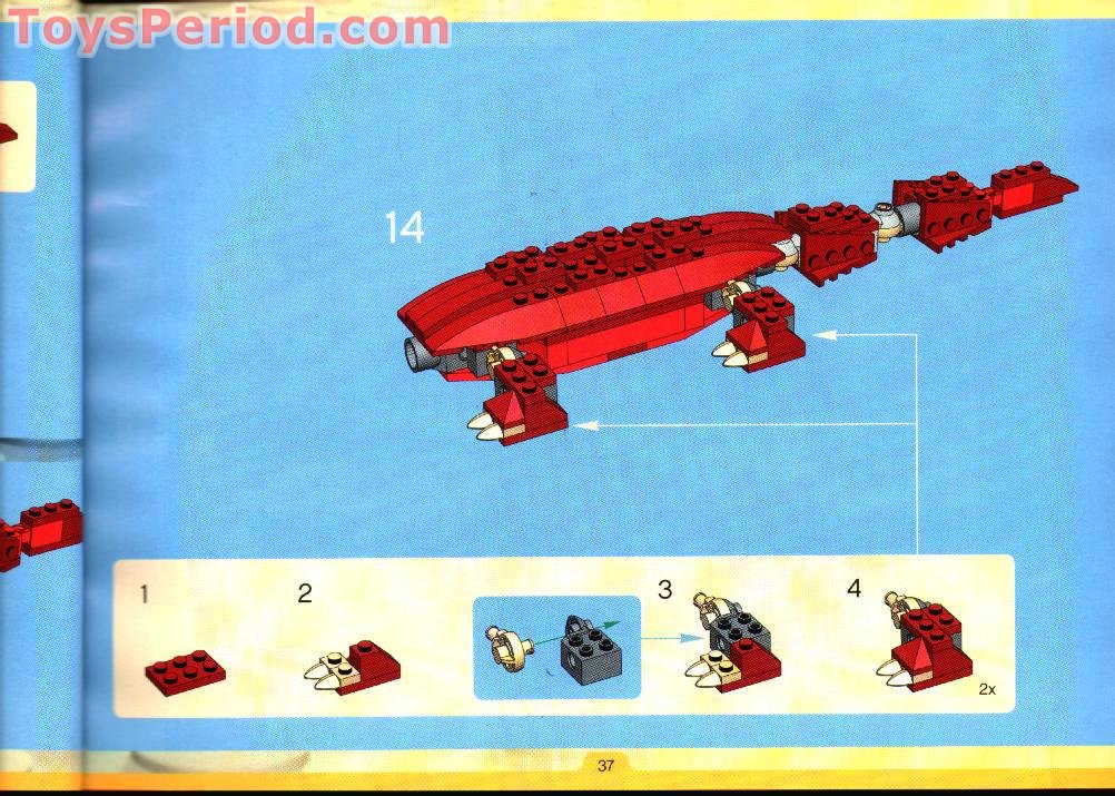 LEGO 4507 Prehistoric Creatures Instructions and Parts List