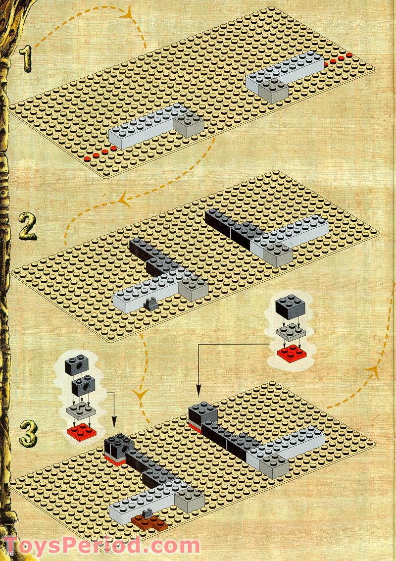 LEGO 5988 Pharaoh's Forbidden Ruins Instructions and Parts List