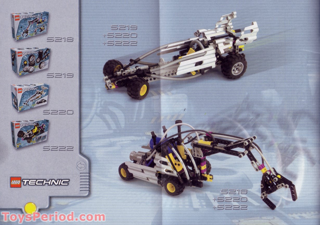 LEGO 5222 Chassis Pack Instructions and Parts List