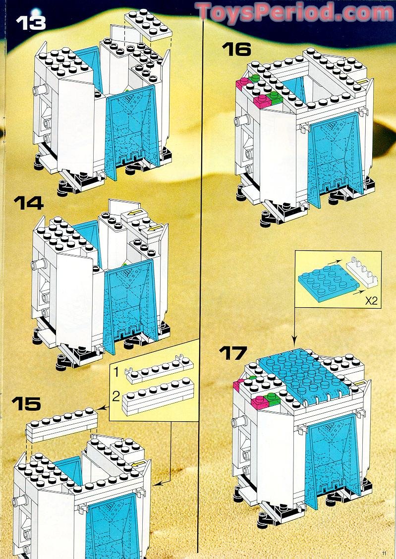 LEGO 6783 Sonar Transmitting Cruiser Instructions and Parts List