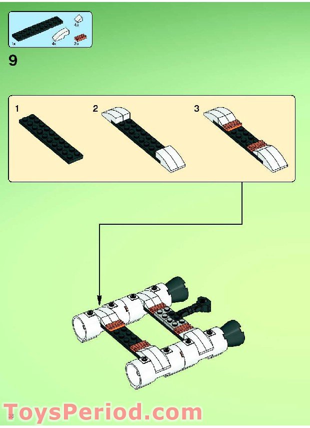 LEGO 7649 MT-201 Ultra-Drill Walker Instructions and Parts List