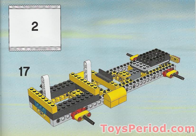 LEGO 7344 Dump Truck Instructions and Parts List