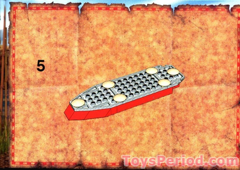 LEGO 7416 Emperor's Ship Instructions and Parts List