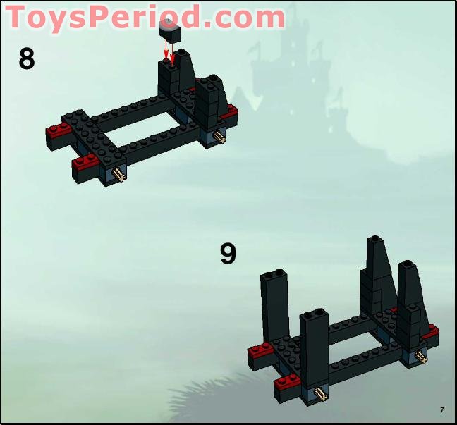 LEGO 8800 Vladek's Siege Engine Instructions and Parts List