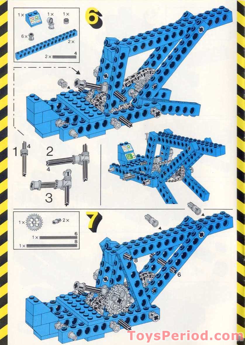 LEGO 8844 Helicopter Instructions and Parts List