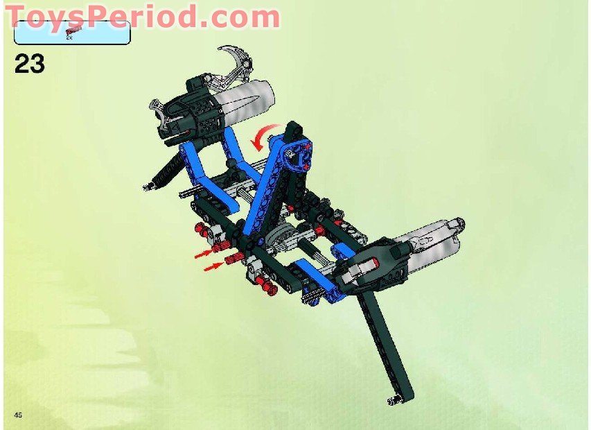 LEGO 8942-1 Jetrax T6 Instructions and Parts List