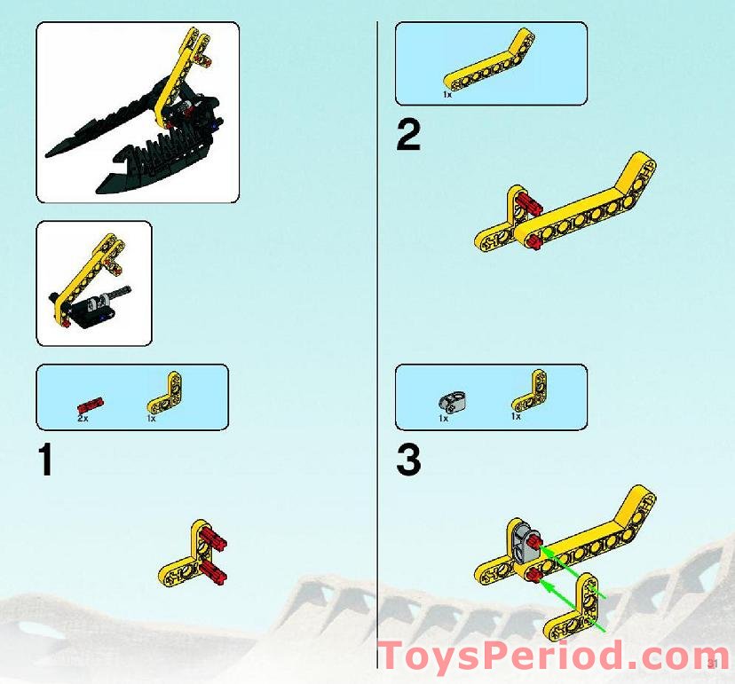 LEGO 8992 Cendox V1 Instructions and Parts List