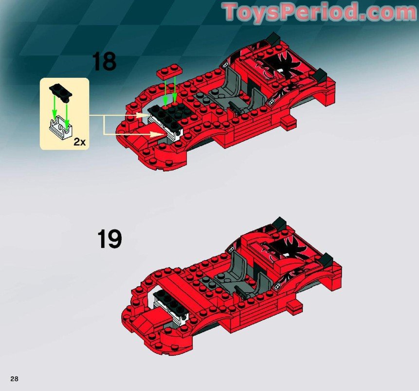 LEGO 8159 Racerxand Taejo Togokahn Instructions and Parts List