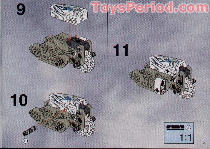 LEGO 8511 Frost Instructions and Parts List