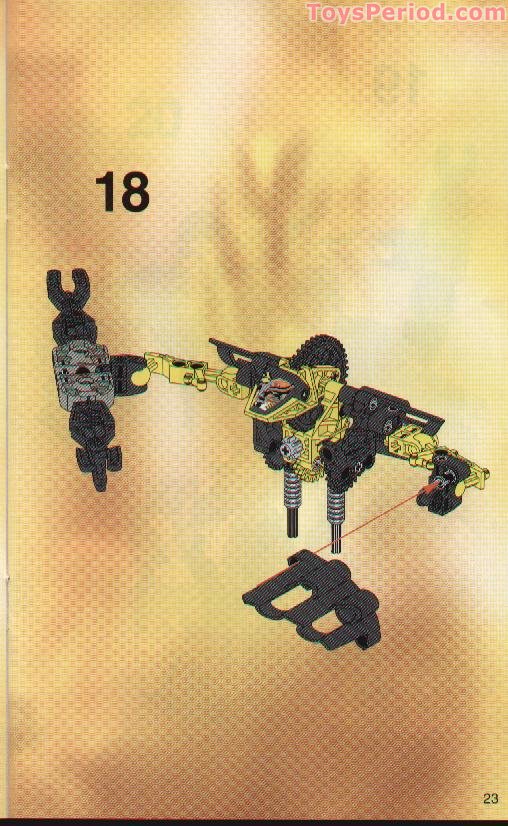 LEGO 8523 Blaster Slizer Instructions and Parts List
