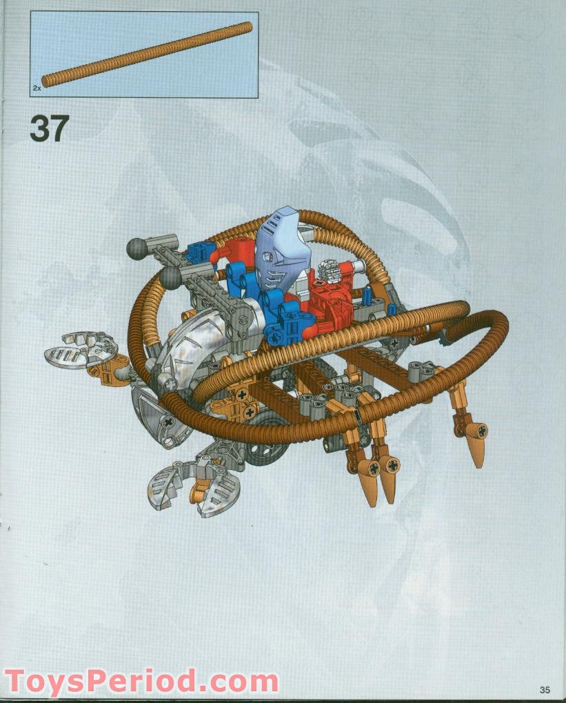 LEGO 8595 Takua and Pewku Instructions and Parts List