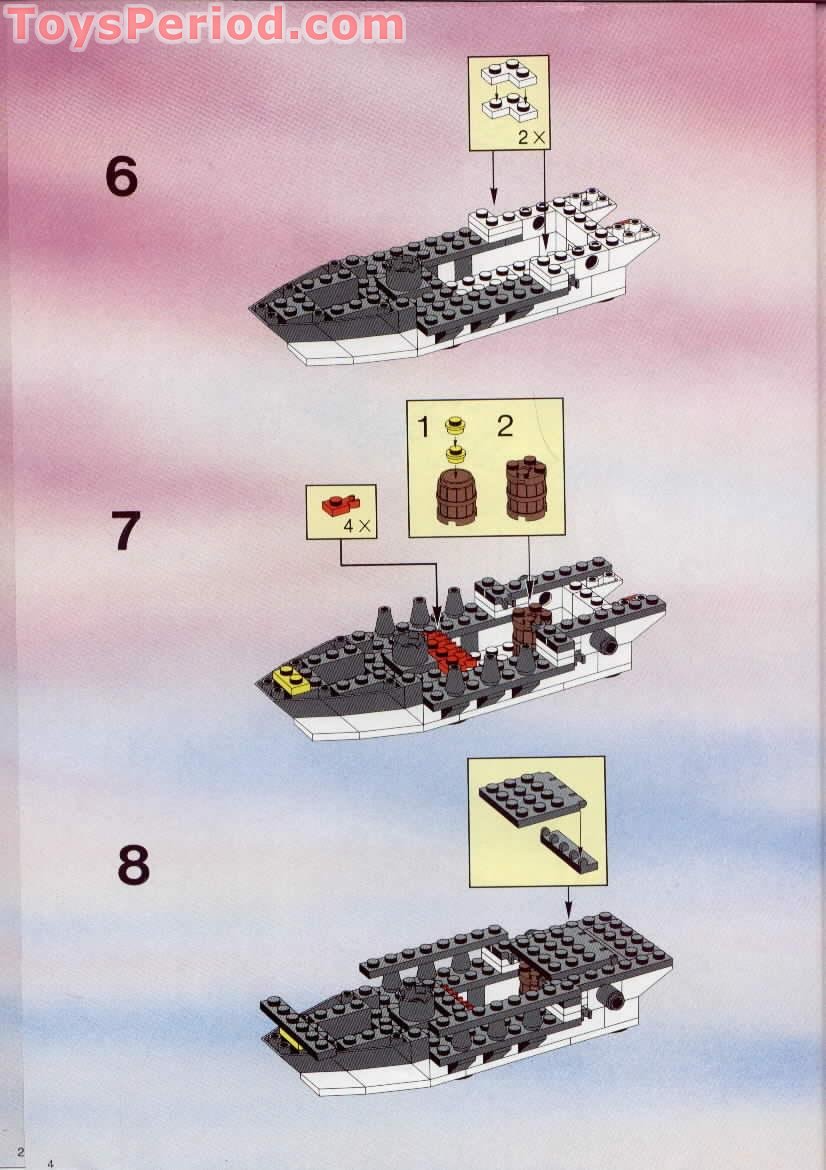 LEGO 6277 Imperial Trading Post Instructions and Parts List