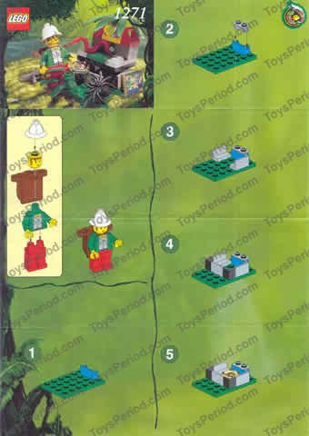 LEGO 1271-1 Jungle Surprise Instructions and Parts List
