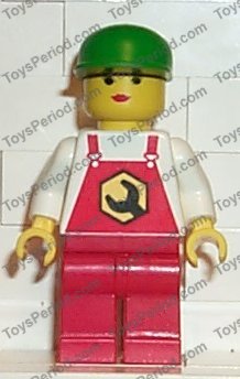LEGO Sets with Minifigure rep002 Repair - Red Shirt with Overalls and ...