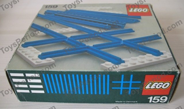 LEGO 159 Crossover, Straight Rails Set Parts List