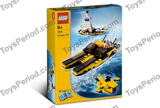 LEGO 4505 Sea Machines Instructions and Parts List