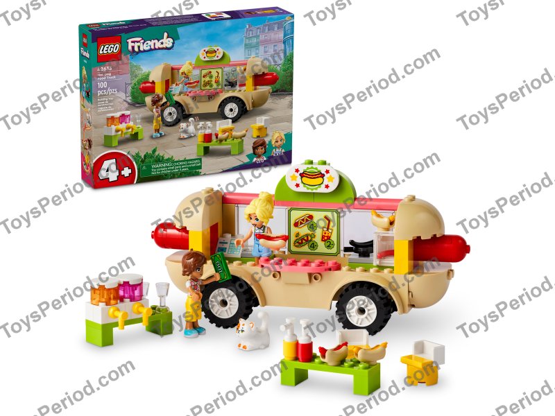 LEGO 42633 Hot Dog Food Truck Set Parts List