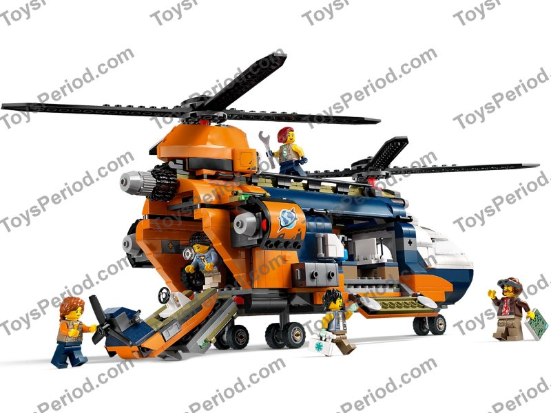 LEGO 60437 Jungle Explorer Helicopter Set Parts List