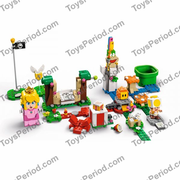 LEGO 71403 Adventures with Peach - Starter Course Set Parts List