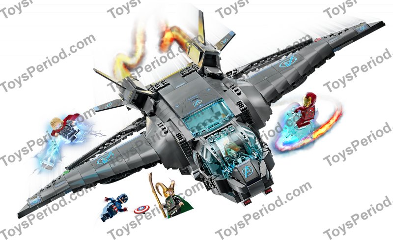 LEGO 76248 The Avengers Quinjet Set Parts List