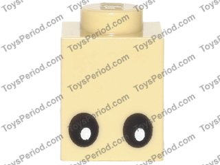 LEGO Sets with Part 3005pb023 Brick 1 x 1 with Eyes Black with White ...