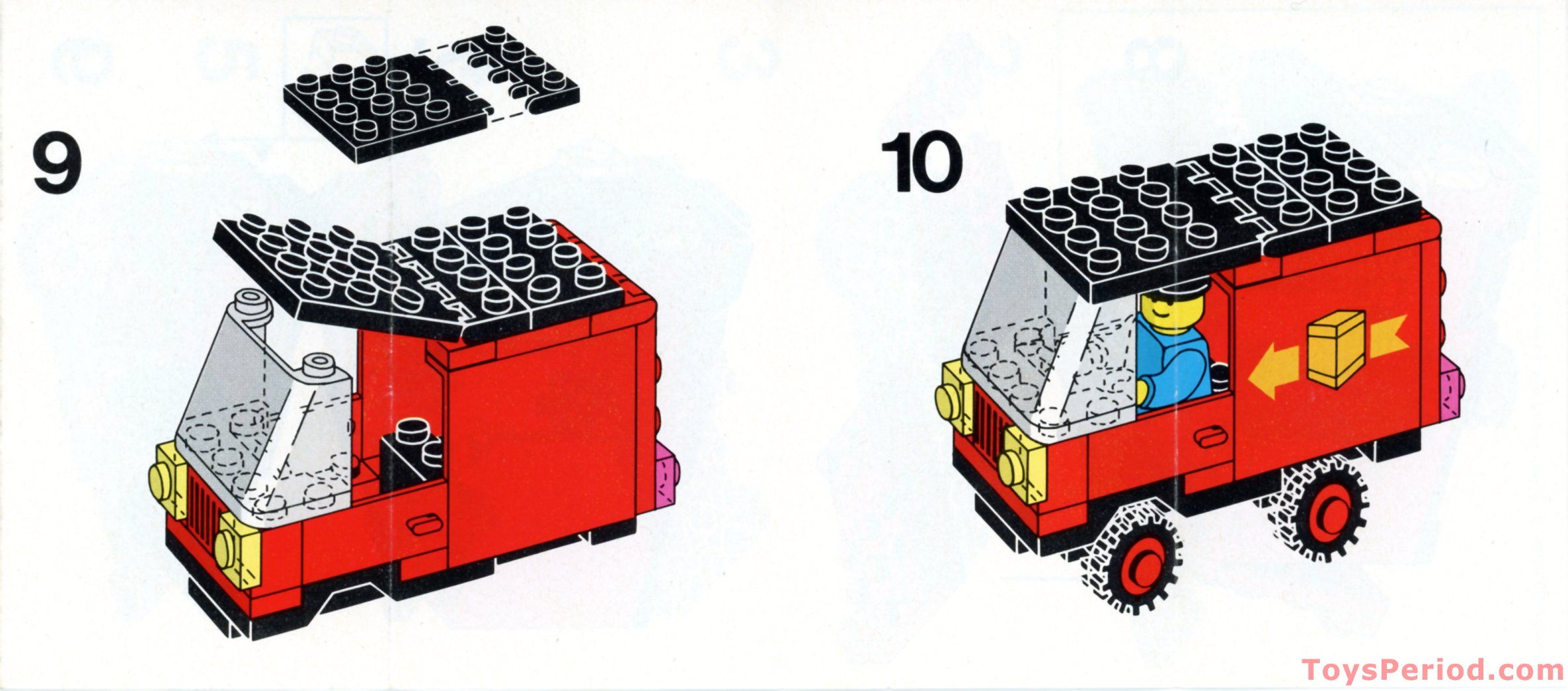 LEGO 6624 Delivery Van Instructions and Parts List