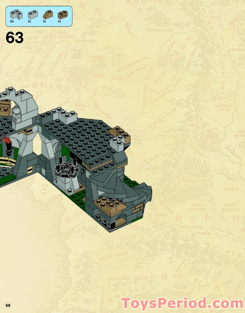 LEGO 9472 Attack on Weathertop Instructions and Parts List