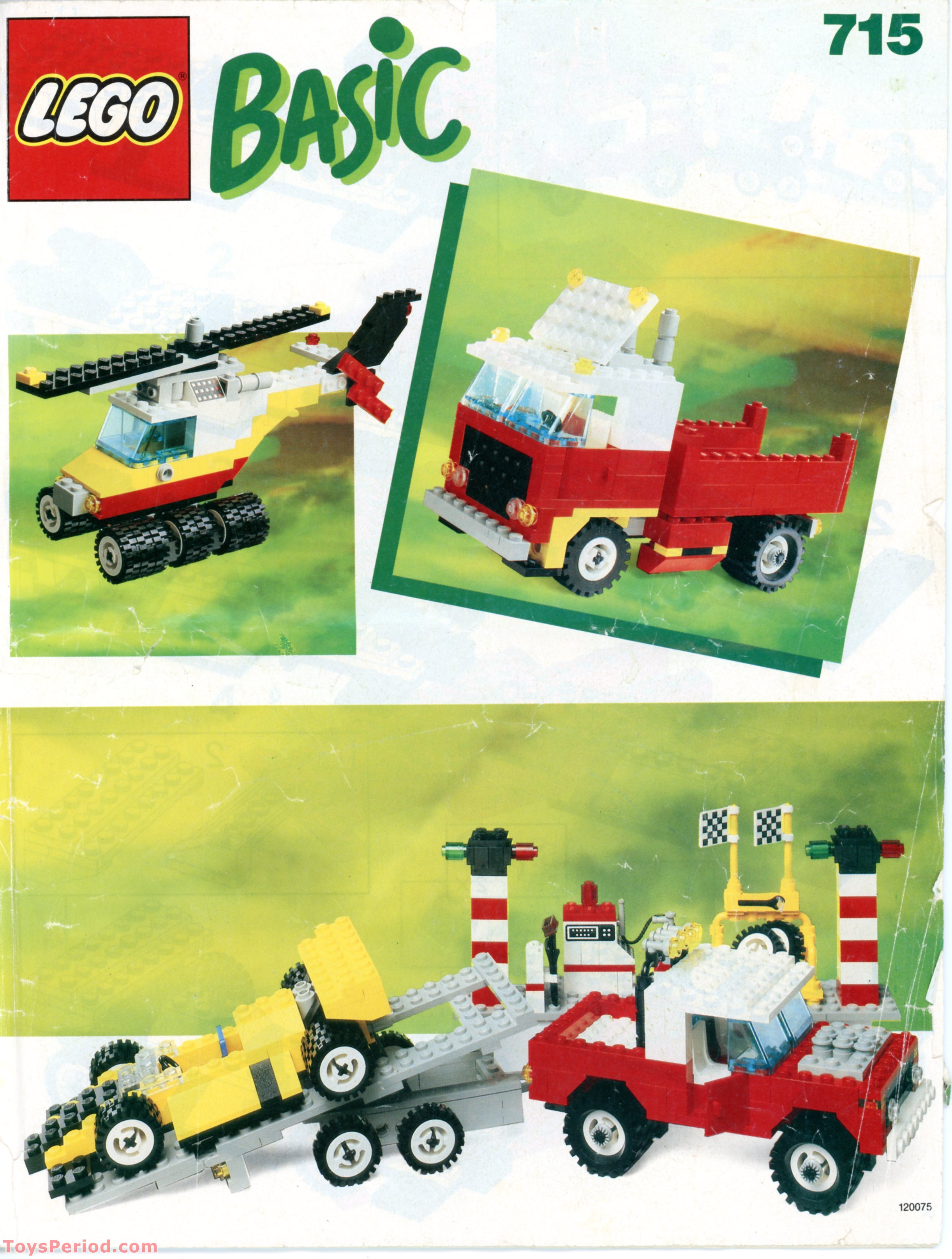 LEGO 715 Basic Building Set 7 Plus Instructions and Parts List
