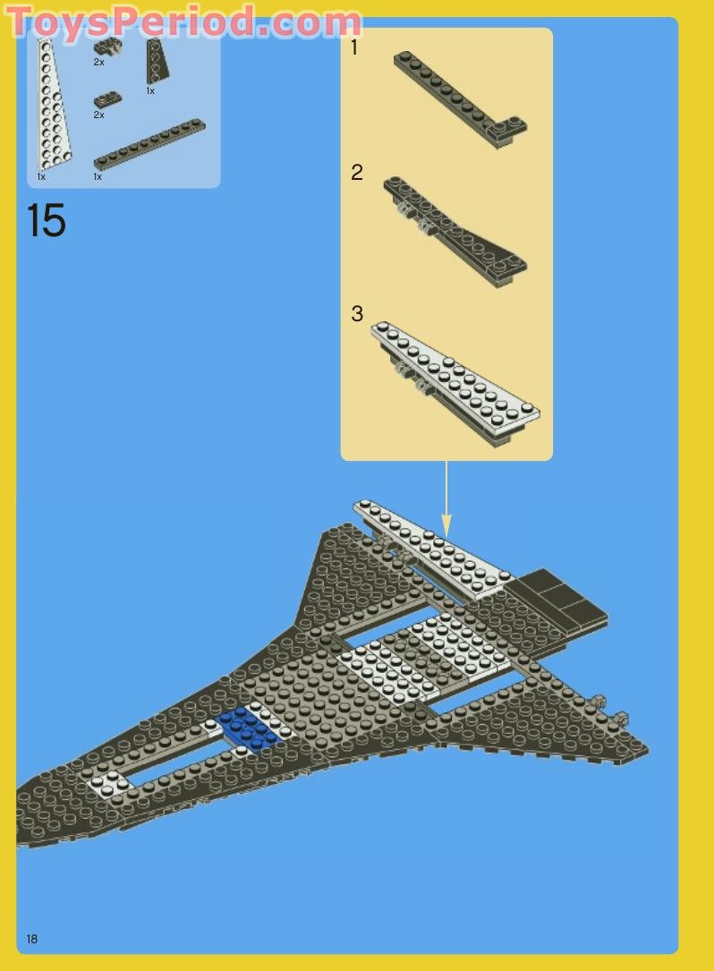 LEGO 10231 Shuttle Expedition Instructions and Parts List