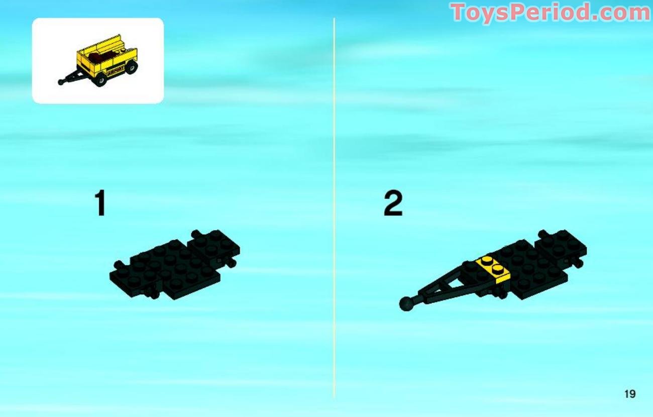 LEGO 3182 Airport Instructions and Parts List