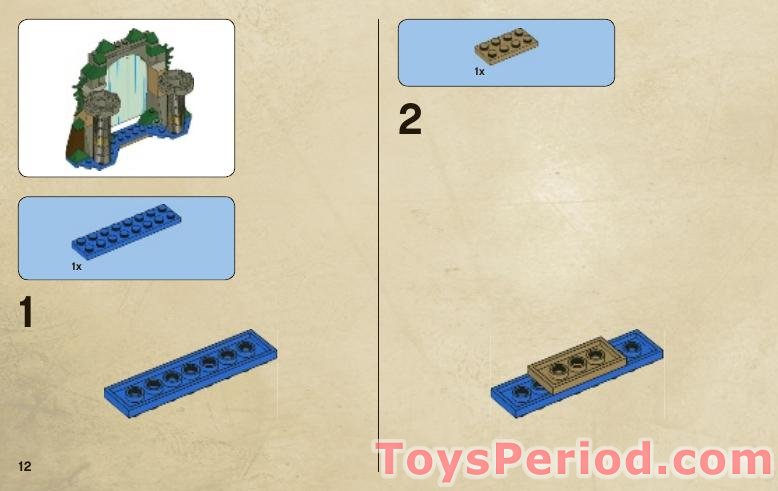 LEGO 4192 Fountain of Youth Instructions and Parts List