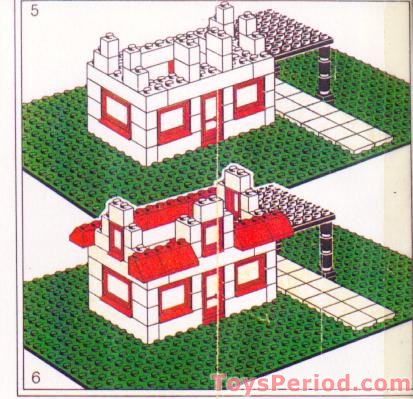 LEGO 346-2 House with Car Instructions and Parts List