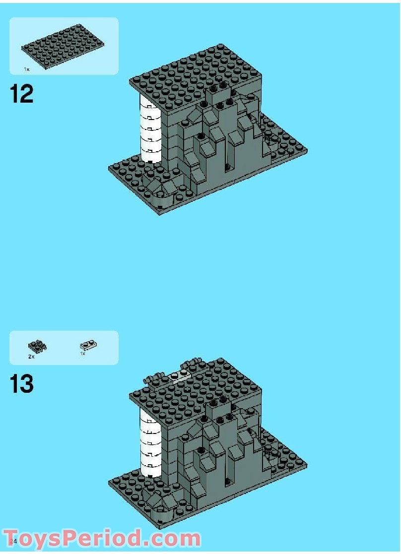 LEGO 10191 Star Justice Instructions and Parts List