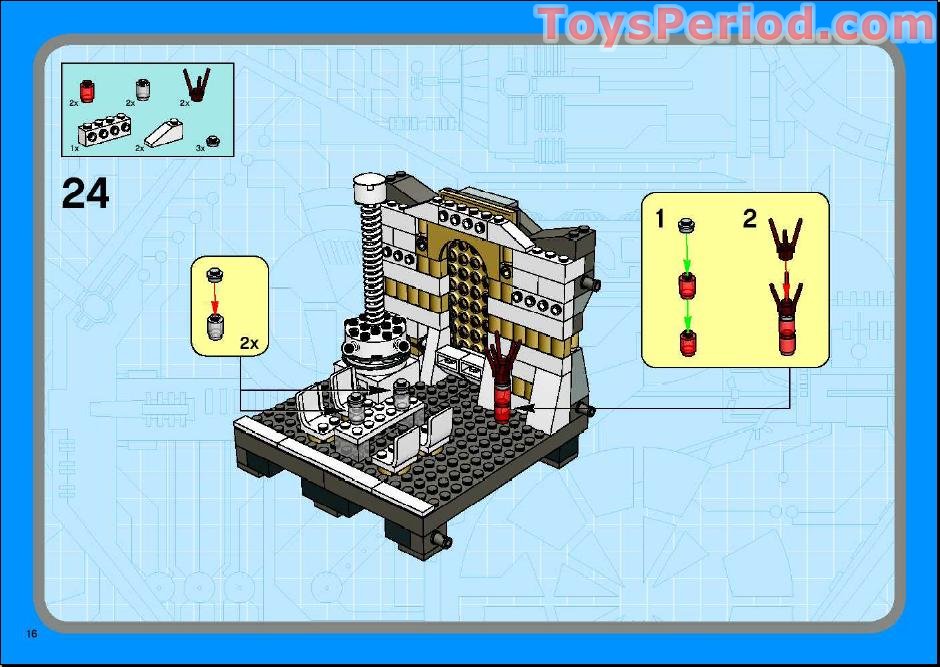 LEGO 10123 Cloud City Instructions and Parts List