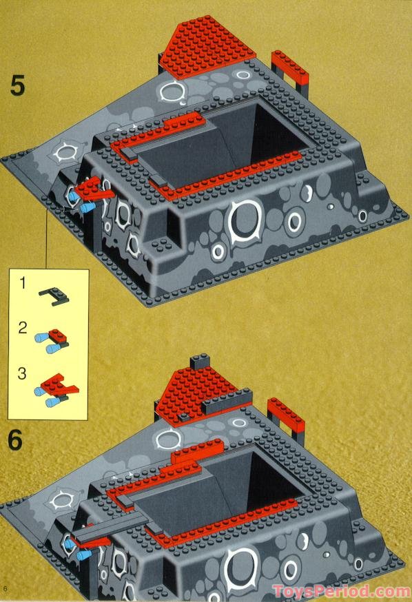 LEGO 6959 Lunar Launch Site Instructions and Parts List
