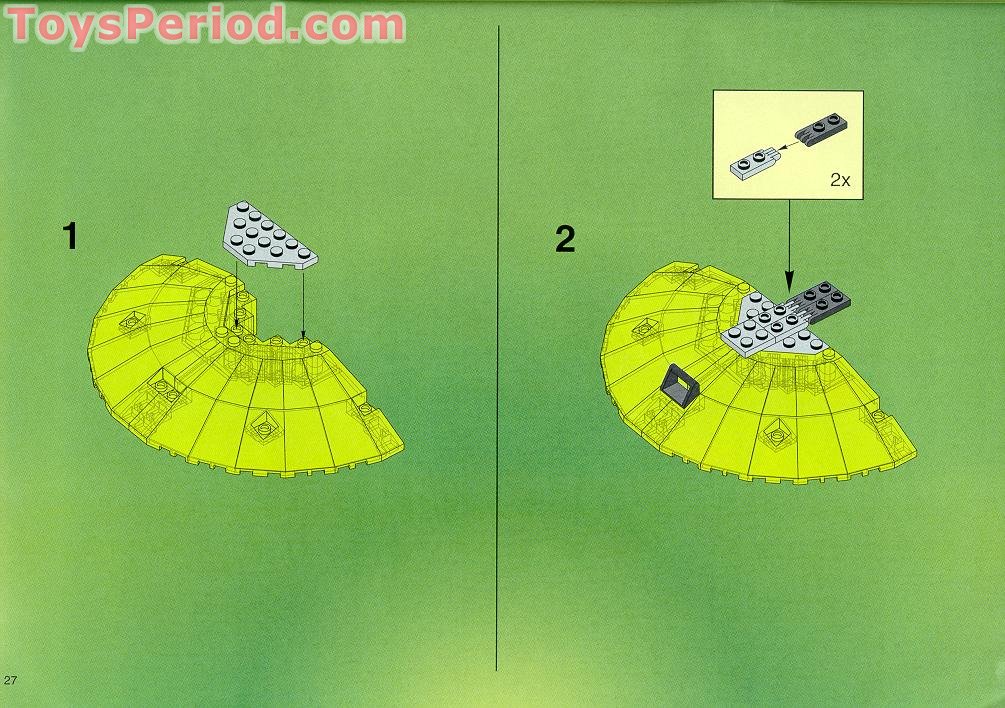 LEGO 6979 Interstellar Starfighter Instructions and Parts List