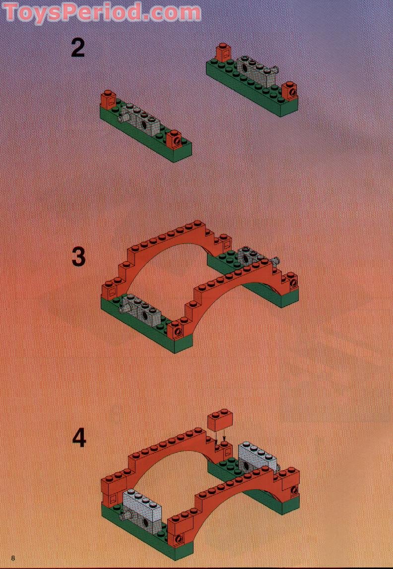 LEGO 6089 Stone Tower Bridge Instructions and Parts List