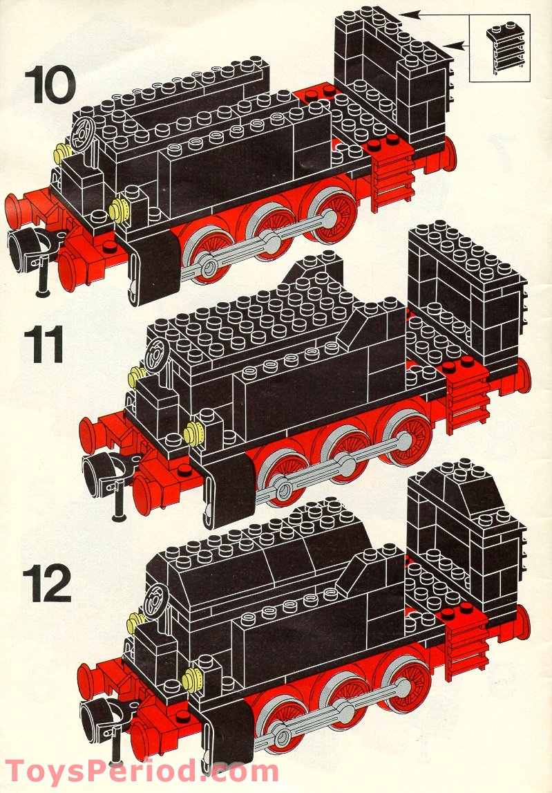 LEGO 7730 Electric Goods Train Instructions and Parts List